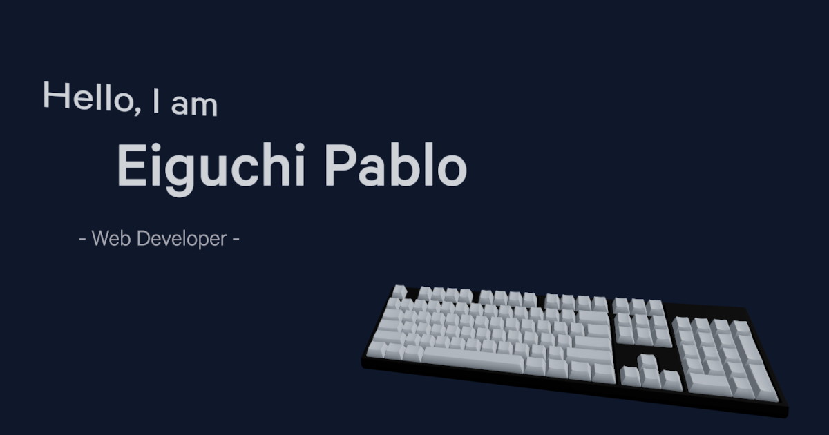 Eiguchi Pablo's portfolio